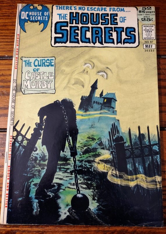 House of Secrets #97 VG+ 4.5.Cool and Creepy Early Bronze AGE DC Comics ...