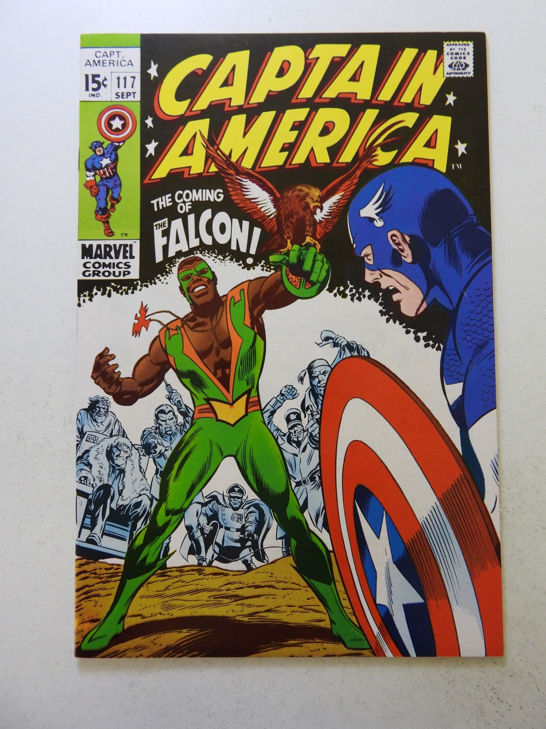 Captain America #117 (1969) 1st appearance of The Falcon VF+ condition ...
