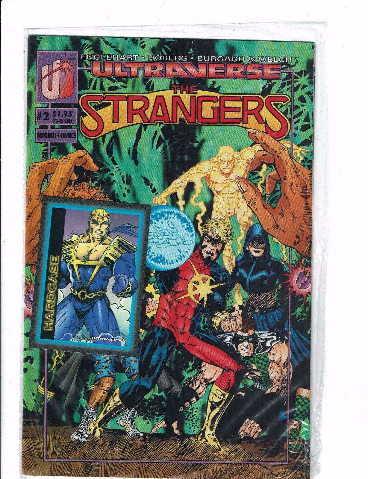 Lot of 4 Ultraverse Malibu Comics #1 Solitaire + 2 7 8 The Strangers ...