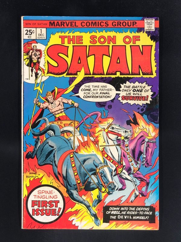 Son of Satan #1 (1975) First Solo Titled Series Featuring Daimon ...