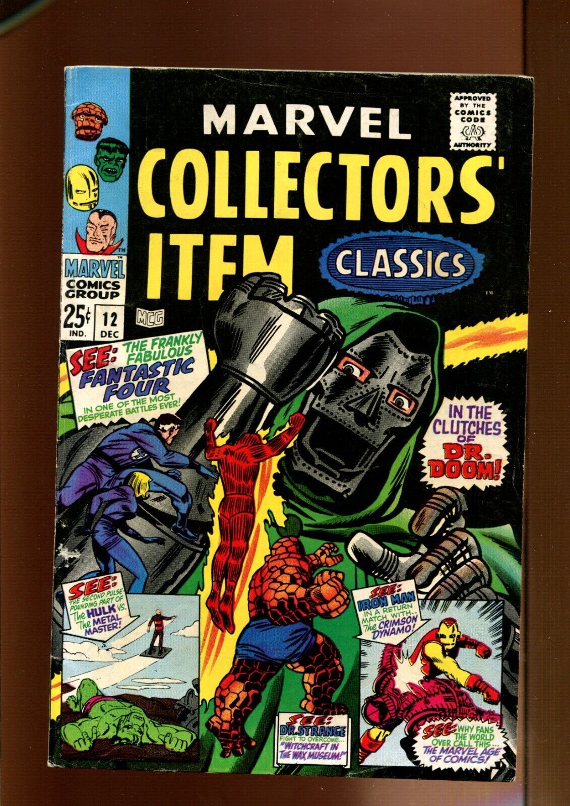 Marvel Collectors Item Classics #12 - Defeated By Doctor Doom! (6.0 ...