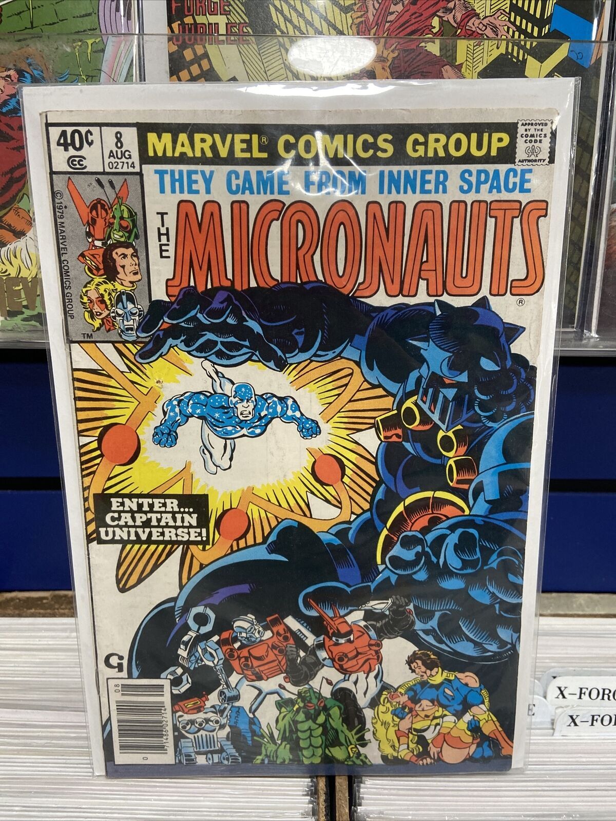 Micronauts (1978) #8 VG- (3.5) 1st App Captain Universe Michael Golden ...