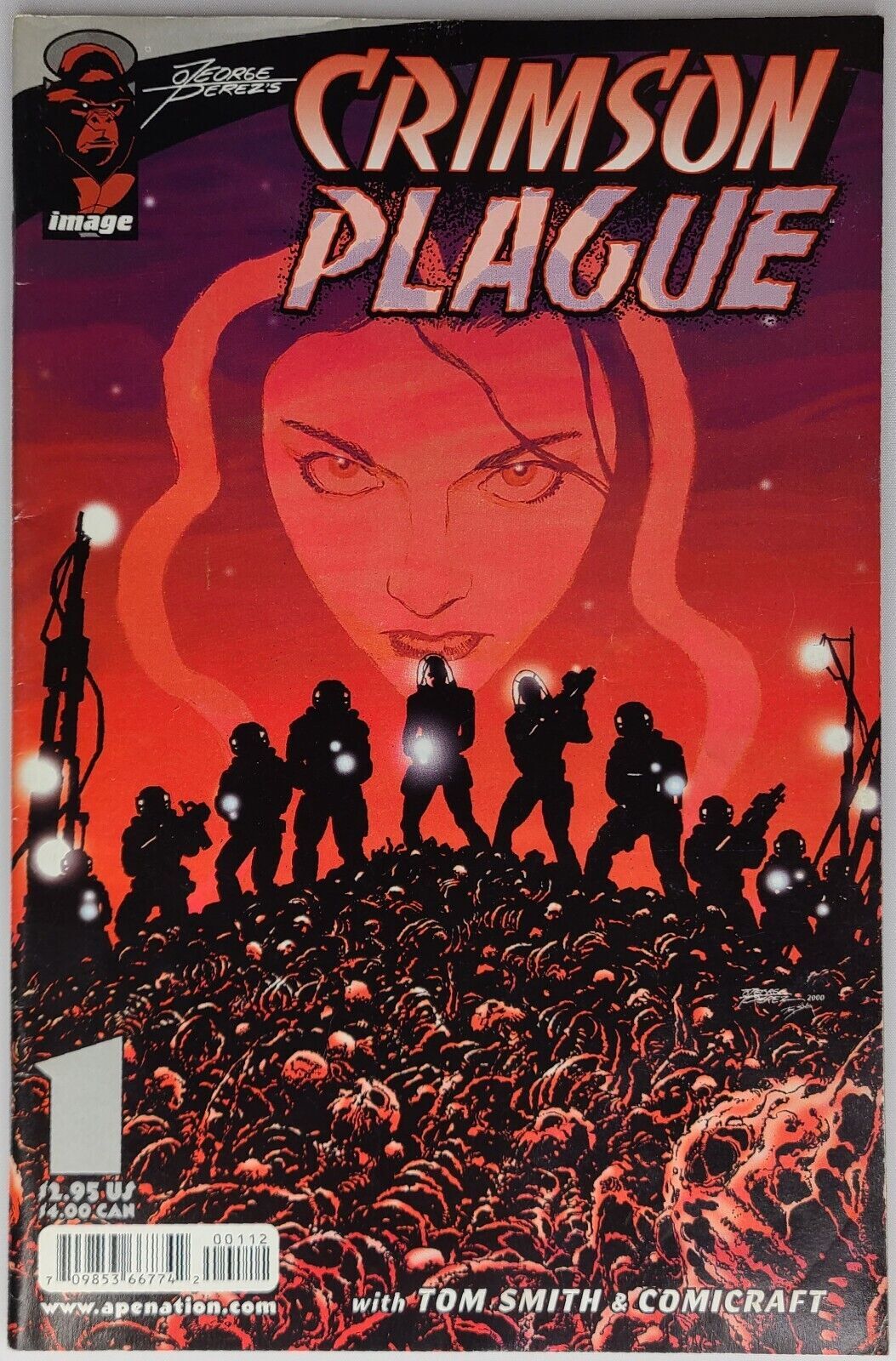 Crimson Plague #1 Image Comics 2000 5.0 VG/FN George Perez Sci Fi ...