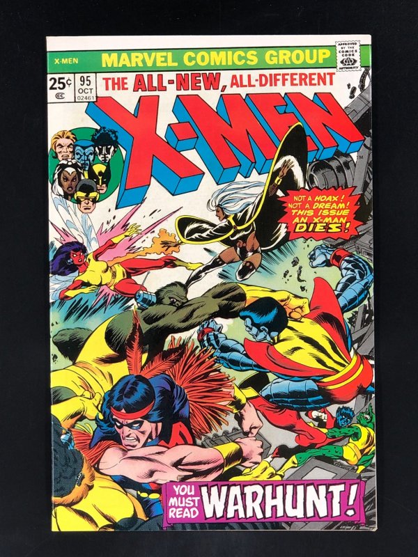 The X-Men #95 (1975) VF/NM "Death of Thunderbird" 3rd New X-men App ...