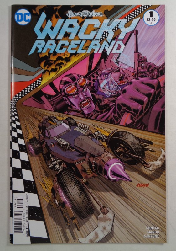 Wacky Raceland #1 Dick Dastardly Variant Cover DC 2016 | Comic Books ...
