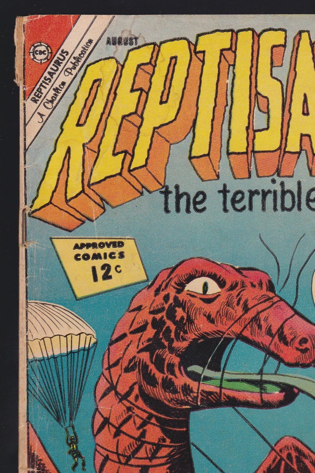 Reptisaurus #6 (Aug 1962) 1.8 GD- Charlton Kaiju Monster Comic | Comic ...