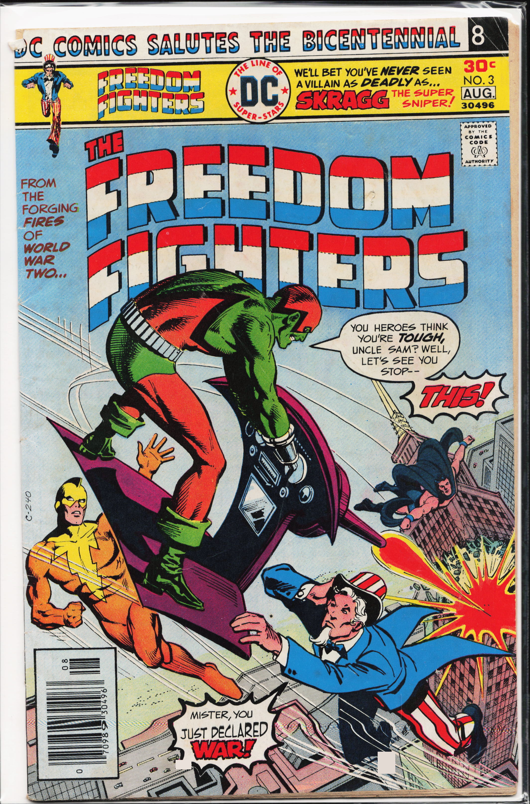 Freedom Fighters #3 (1976) Freedom Fighters | Comic Books - Bronze Age ...