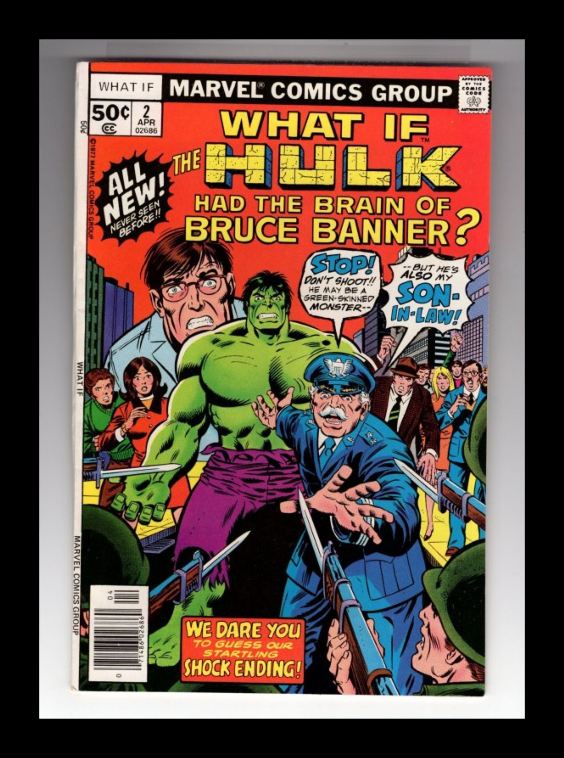 What If? #2 (1977) HULK w/Bruce Banner's Brain !!! ~ KEY ISSUE / HCA1 ...