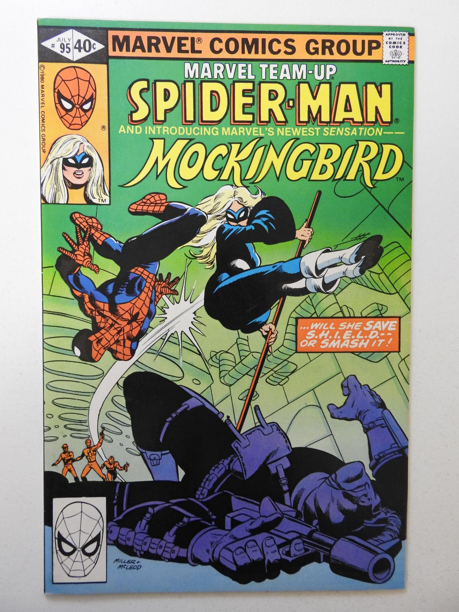 Marvel Team-Up #95 VF+ Condition! 1st Appearance of Mockingbird ...