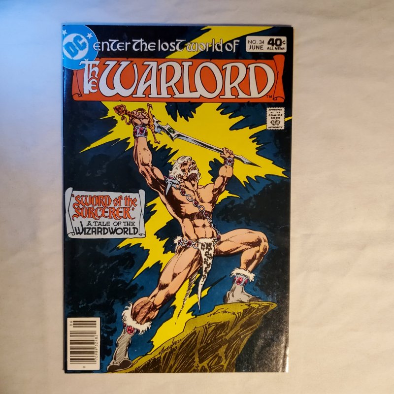 Warlord 34 Fine Cover by Mike Grell | Comic Books - Bronze Age, DC ...