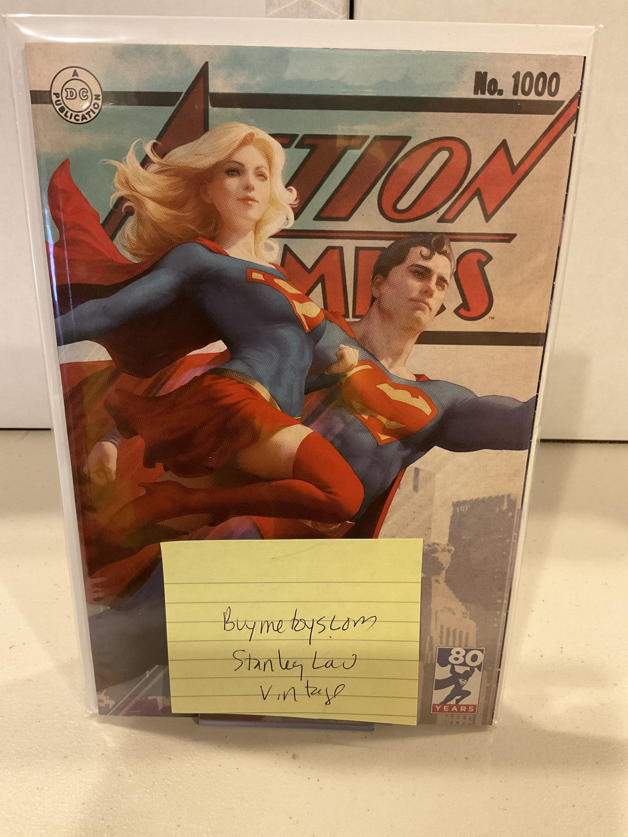 Action Comics 1000 Stanley Artgerm Lau Variant Set! 9.0 (our highest ...