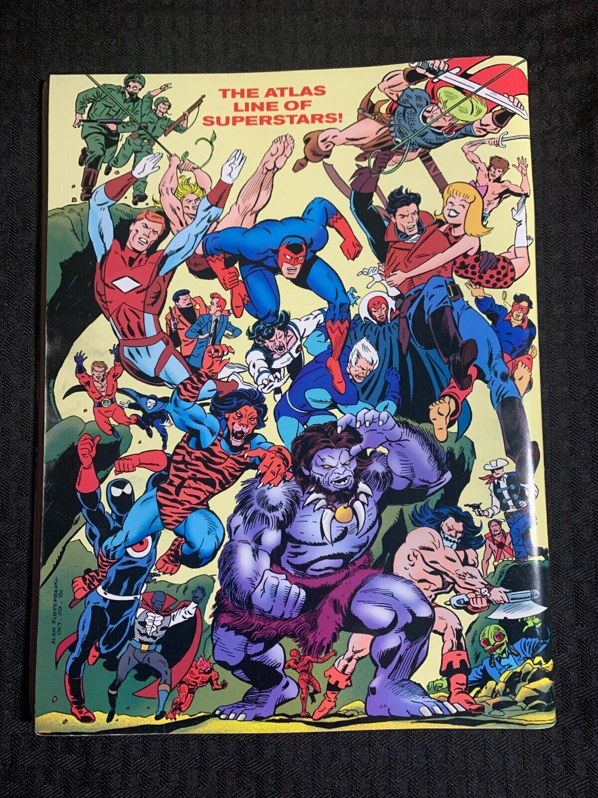 2001 COMIC BOOK ARTIST Magazine #16 FN+ 6.5 The Atlas Seaboard Story ...