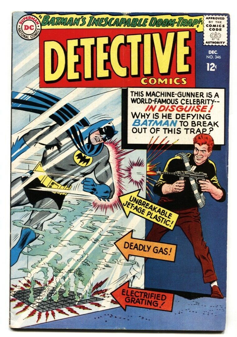 Detective Comics #346 1965 DC Silver Age-Batman and Robin Fn | Comic ...