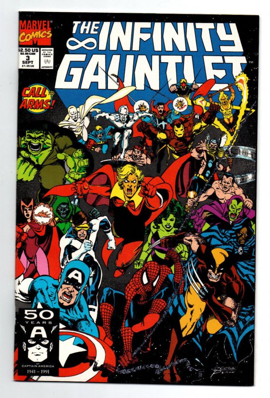 The Infinity Gauntlet #1 2 3 4 5 & 6 Complete Set - 1991 - VF/NM-NM ...