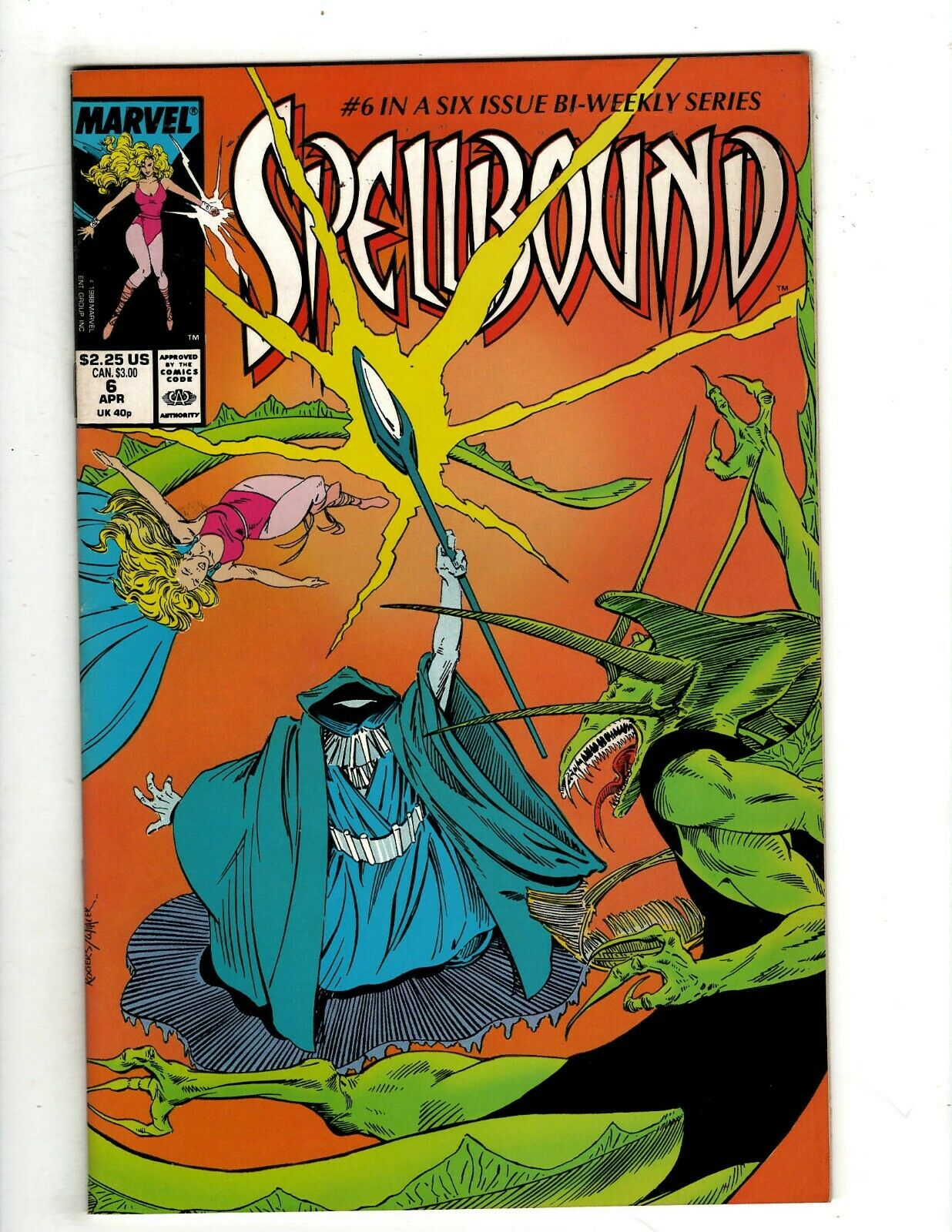 12 Comics Spellbound # 1 2 3 4 5 6 Speedball 1 Sovereign Seven 1 2 3 ...