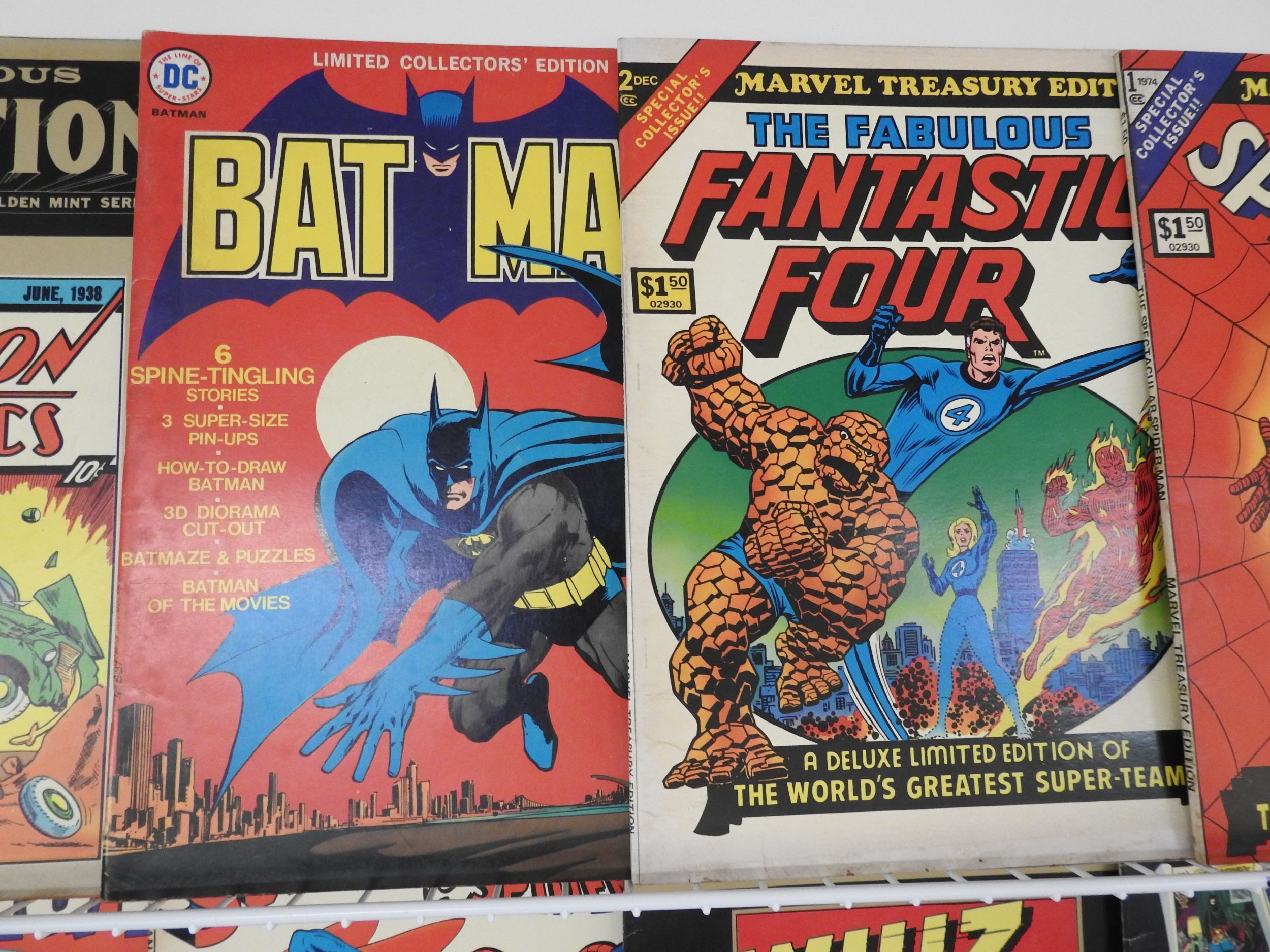 Huge Lot of Treasury Editions Marvel/DC Supes vs Ali, Spidey, 37 ...