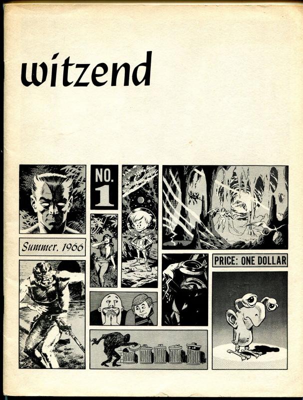 witzend #1 1966-Wally Wood-1st issue-comic art fanzine-Frazetta-Kirby ...