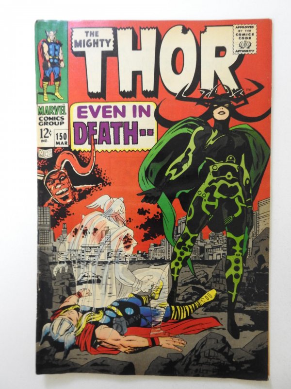 Thor #150 (1968) Hela: Goddess of Death Cover!! Beautiful VG+ Condition ...