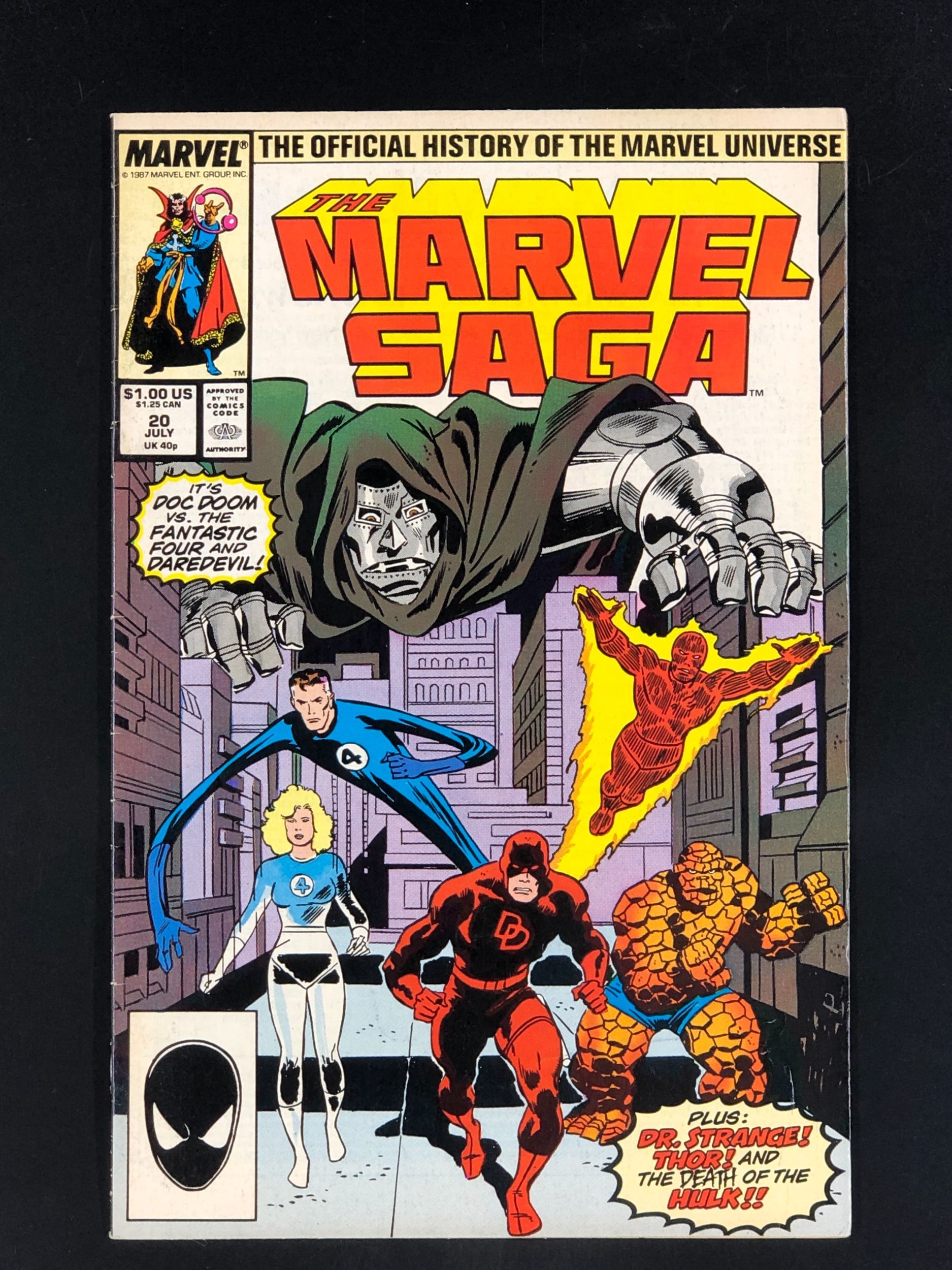 The Marvel Saga The Official History of the Marvel Universe #20 (1987 ...