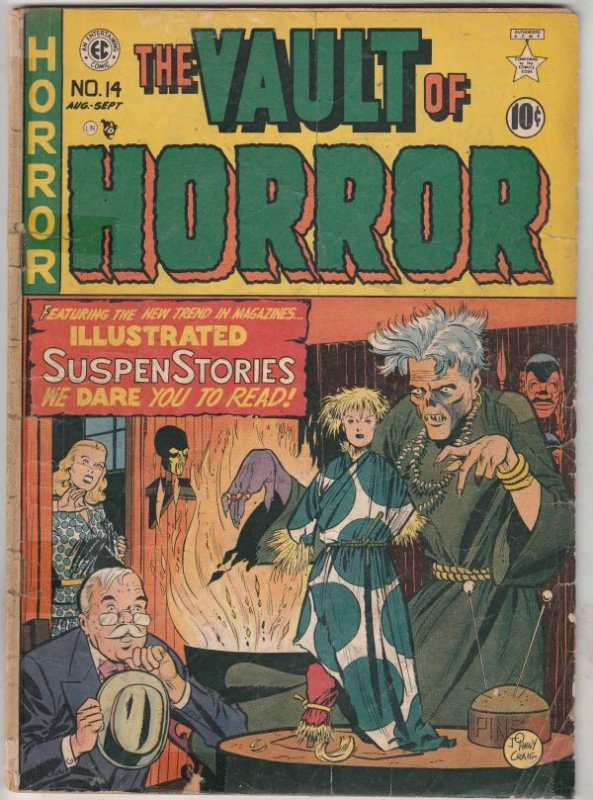 Vault of Horror, The #14 (Sep-50) GD- Low-Grade Crypt Keeper, Vault ...