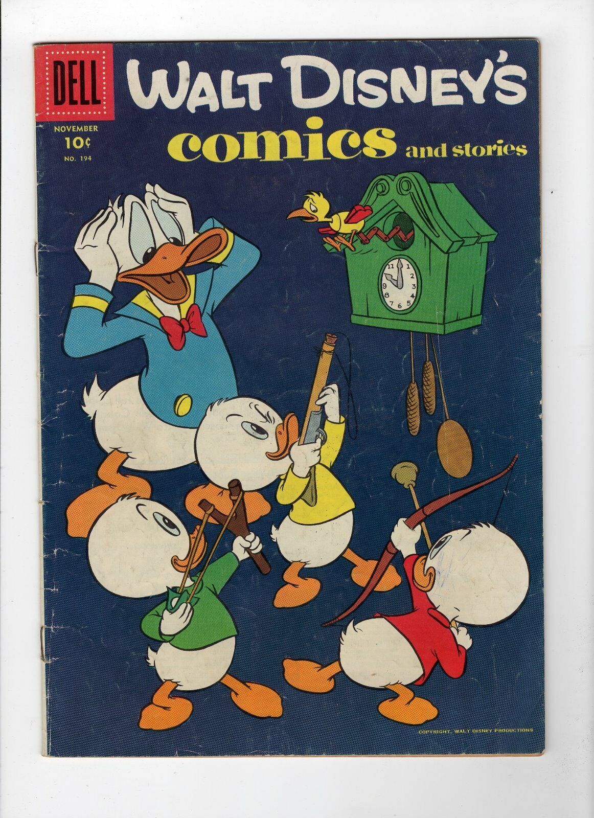 Walt Disney's Comics and Stories #194 (Nov 1956, Dell) - Good/Very Good ...