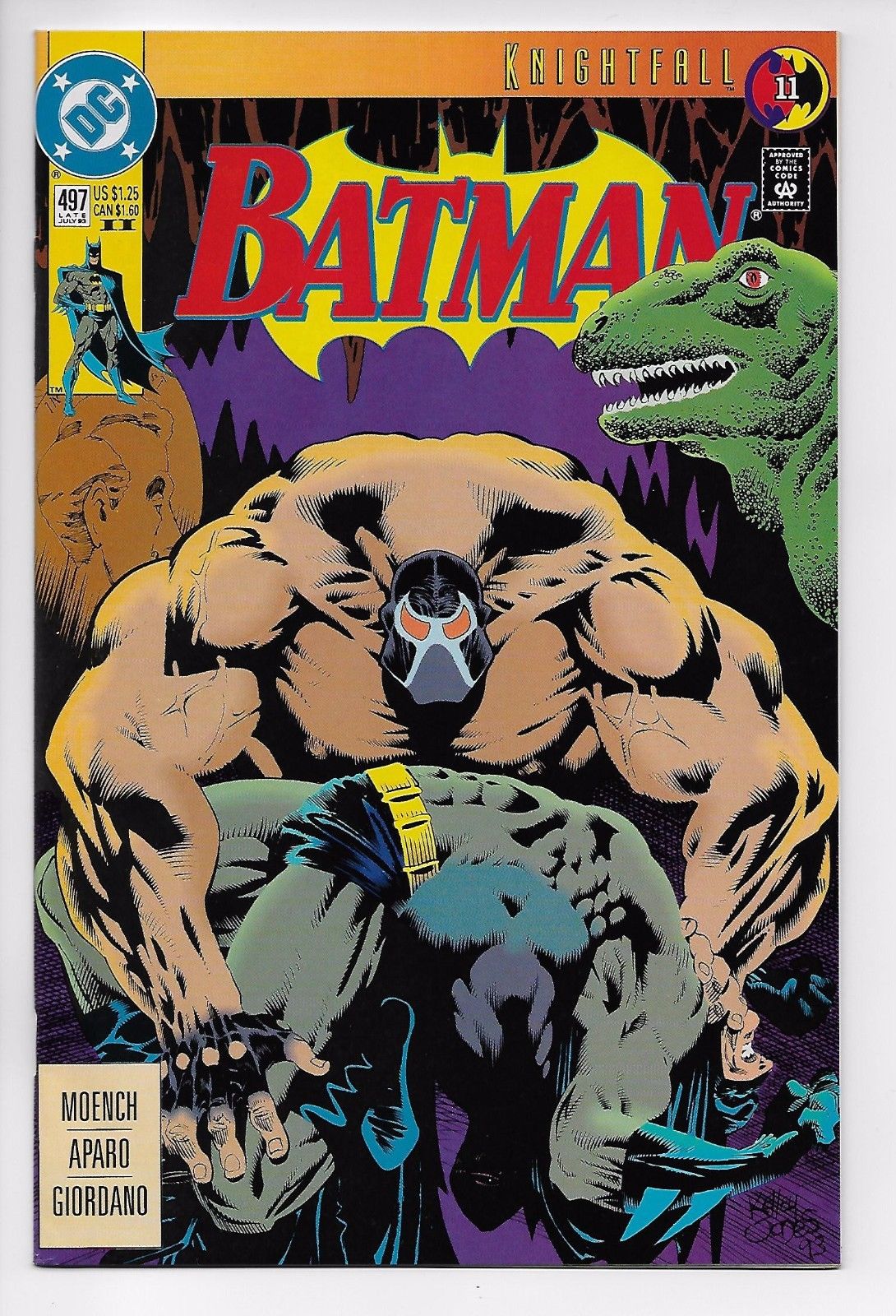Batman #497 - Rare 2nd Printing Variant (DC, 1993) - VF+ | Comic Books ...
