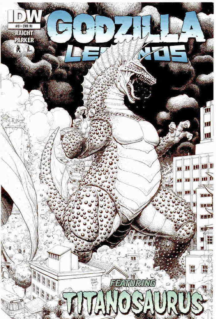Godzilla Legends #3RI VF ; IDW | Titanosaurus | Comic Books - Modern ...