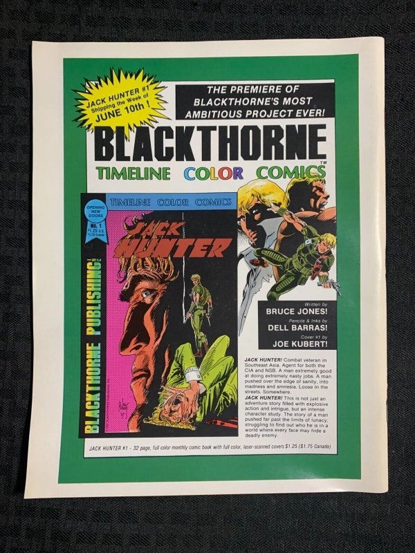1987 May 1987 FOUR COLOR Magazine #5 FN+ 6.5 w/ Blackthorne Poster ...