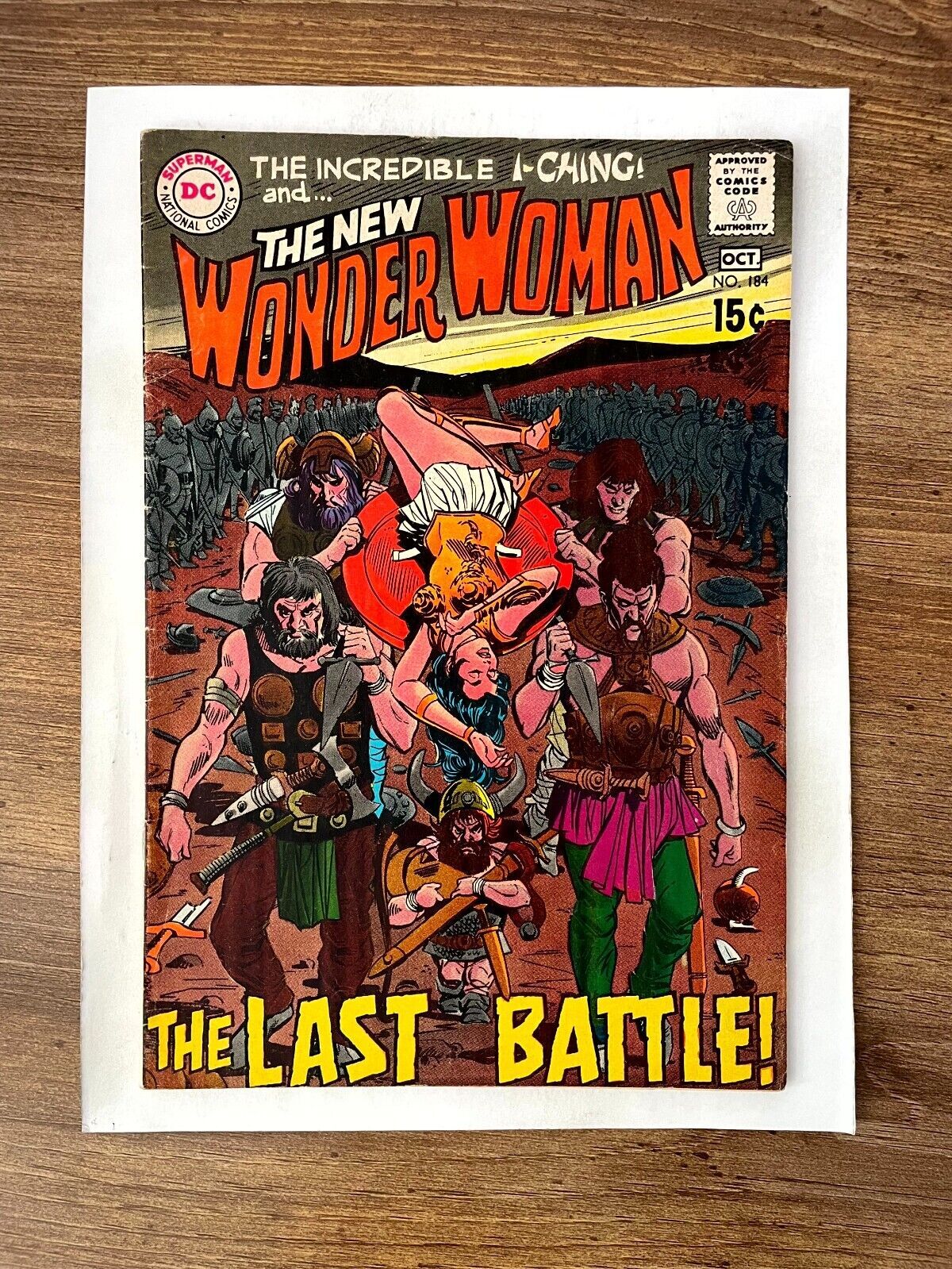 Wonder Woman # 184 VF- DC Comic Book Batman Superman Flash Aquaman 23 ...