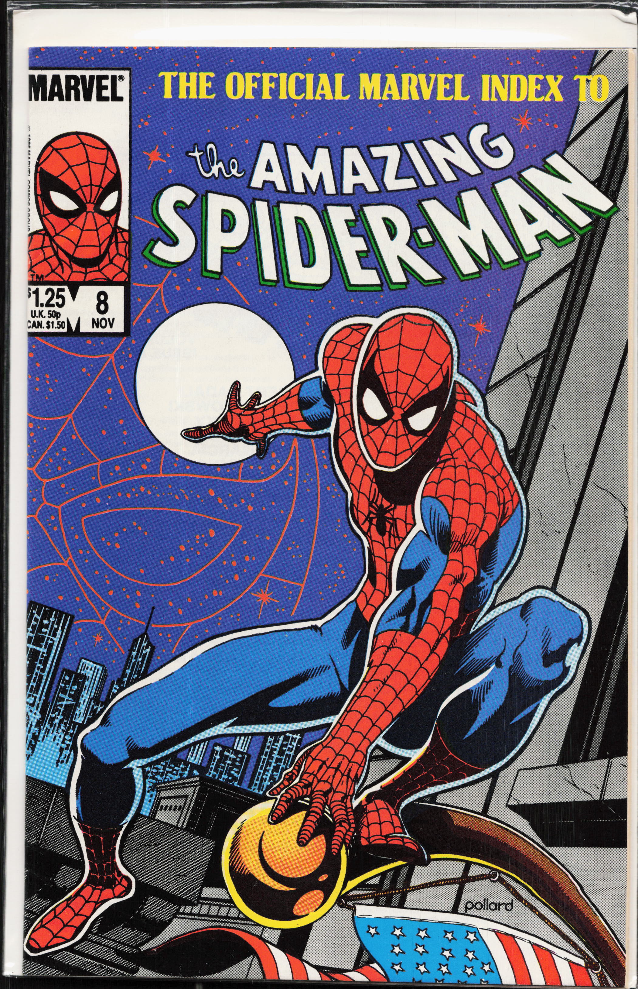 The Official Marvel Index to the Amazing Spider-Man #8 (1985) Spider ...