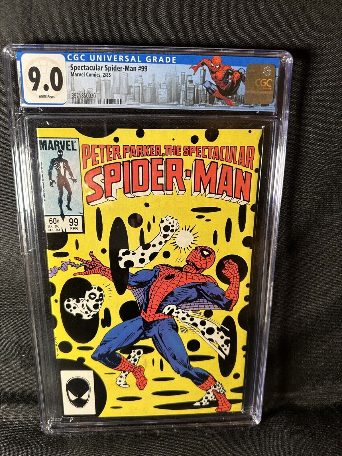 The Spectacular Spider-man #99 (1985) CGC 9.0 - The Spot - Spiderverse ...