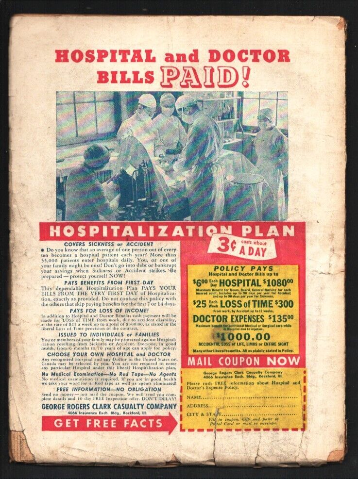 Masked Rider 11/1945-Thrilling-"Guntrap Trail"-Hero pulp from the WWII ...