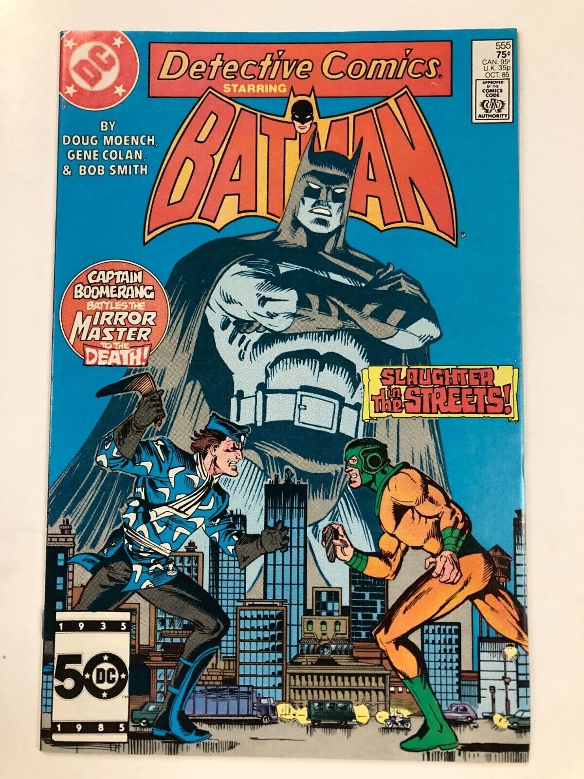 DETECTIVE 555 (October 1985) VF- Gene Colan Mirror Master Captain ...