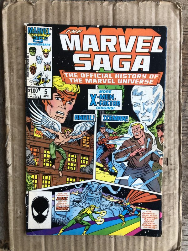 The Marvel Saga The Official History of the Marvel Universe #5 Direct ...