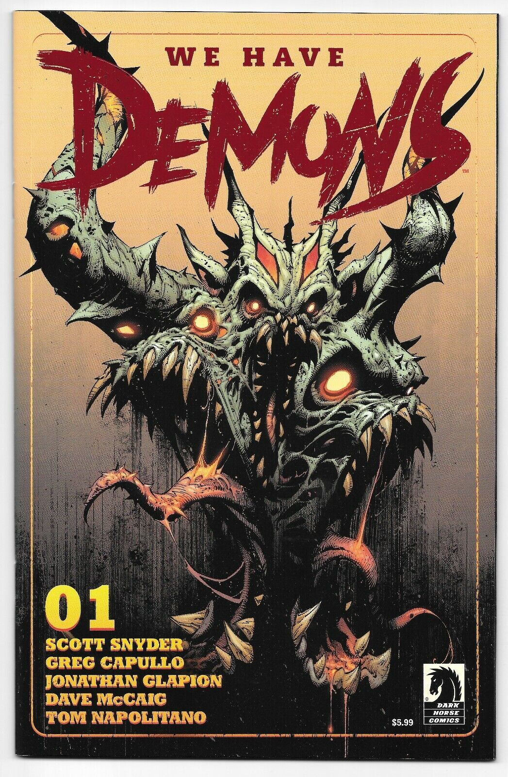 We Have Demons #1 (03/2022) Dark Horse Comics Red Foil Variant Cover ...