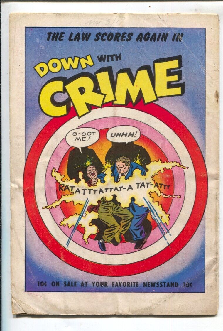 Underworld Crime #1 1952-Fawcett-1st issue-"The Crime Army", the most ...