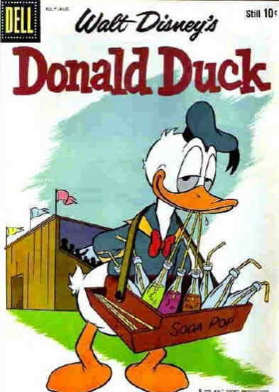 Donald Duck (Walt Disney's ) #66 VG; Dell | low grade - July 1959 Walt ...