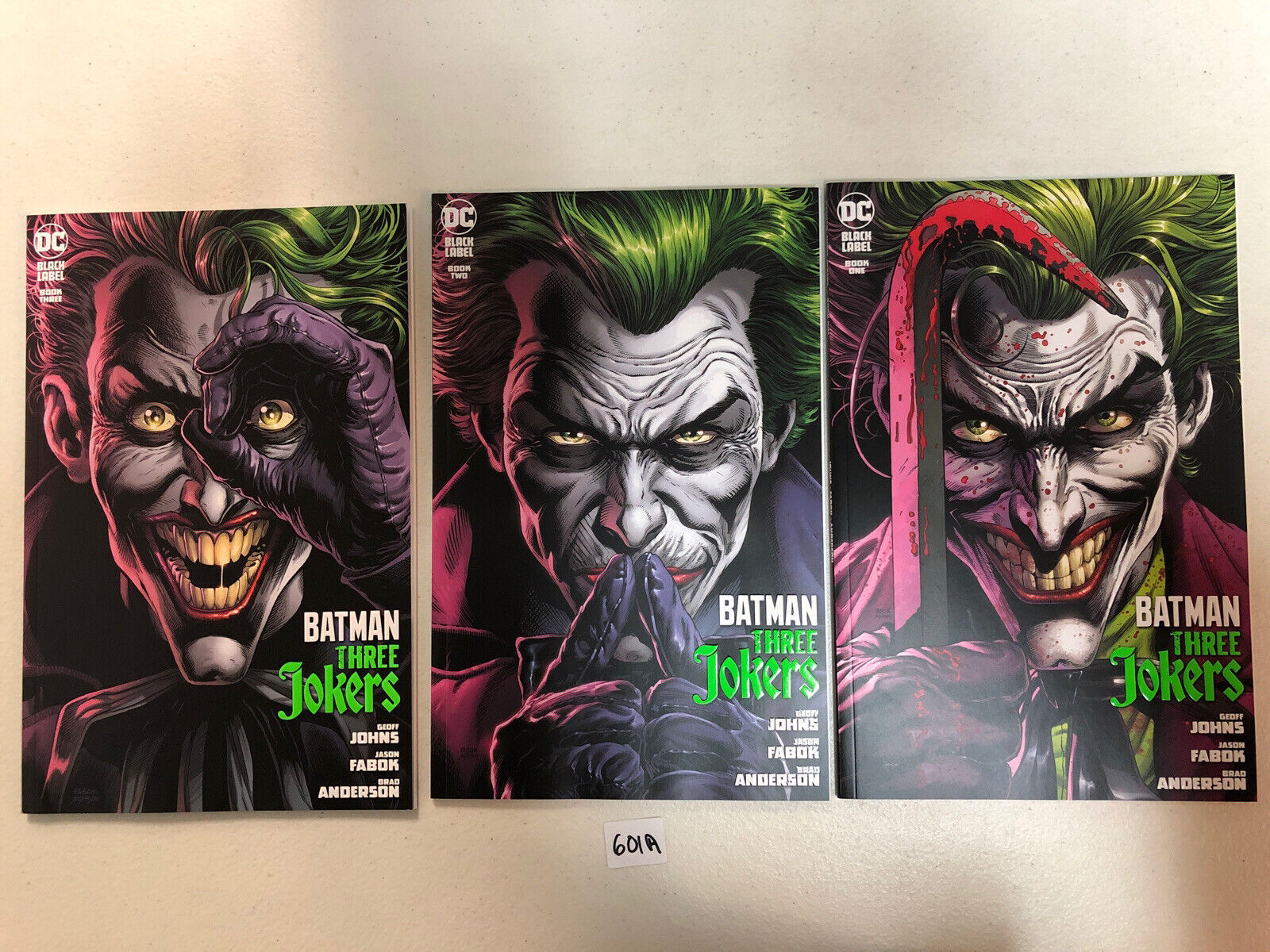 Batman Three Jokers (2020) #1 2 3 1-3 (NM/NM+) Complete Set Jason Fabok ...