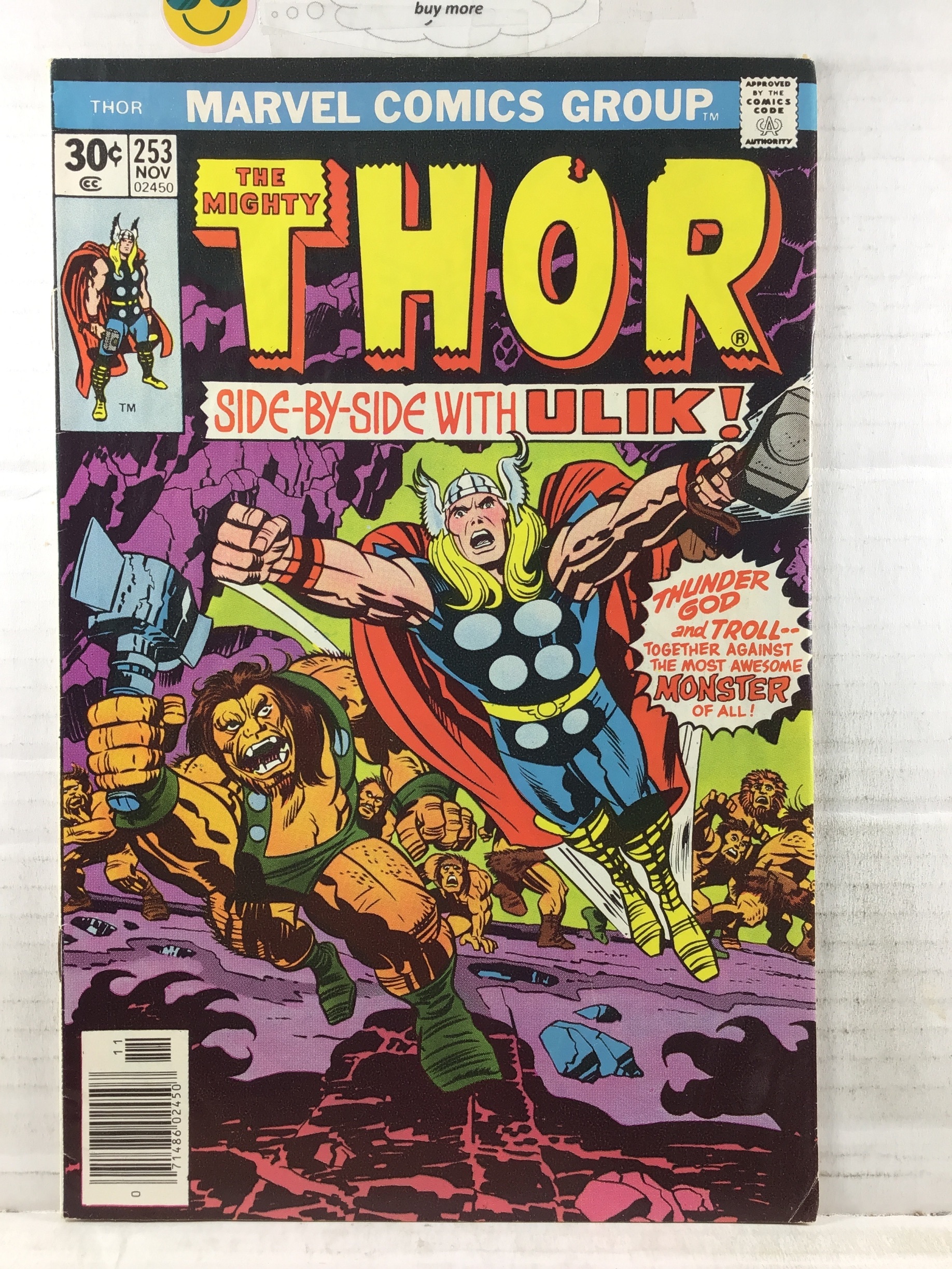 Thor #253 (1976) Ulik the troll | Comic Books - Bronze Age, Marvel ...