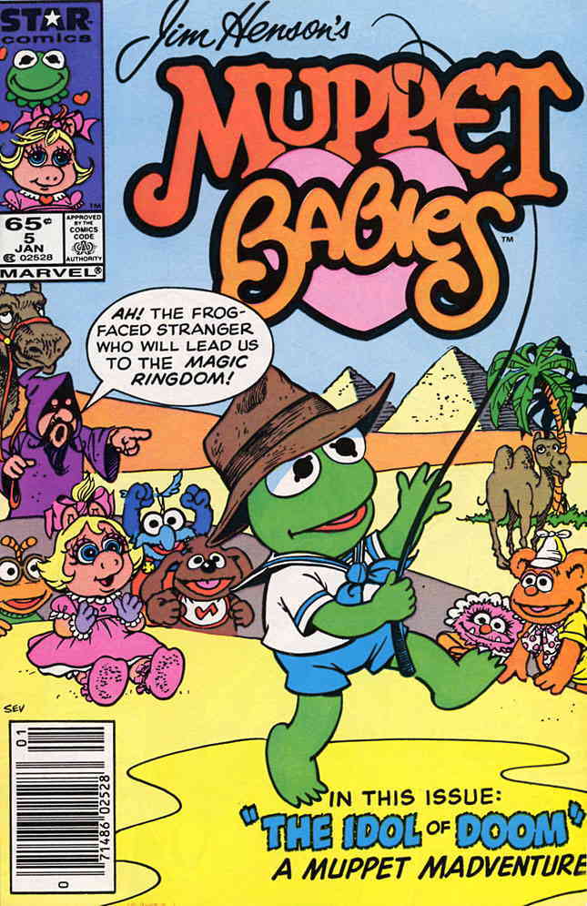 Muppet Babies (Star/Marvel) #5 (Newsstand) FN ; Marvel | Indiana Jones ...