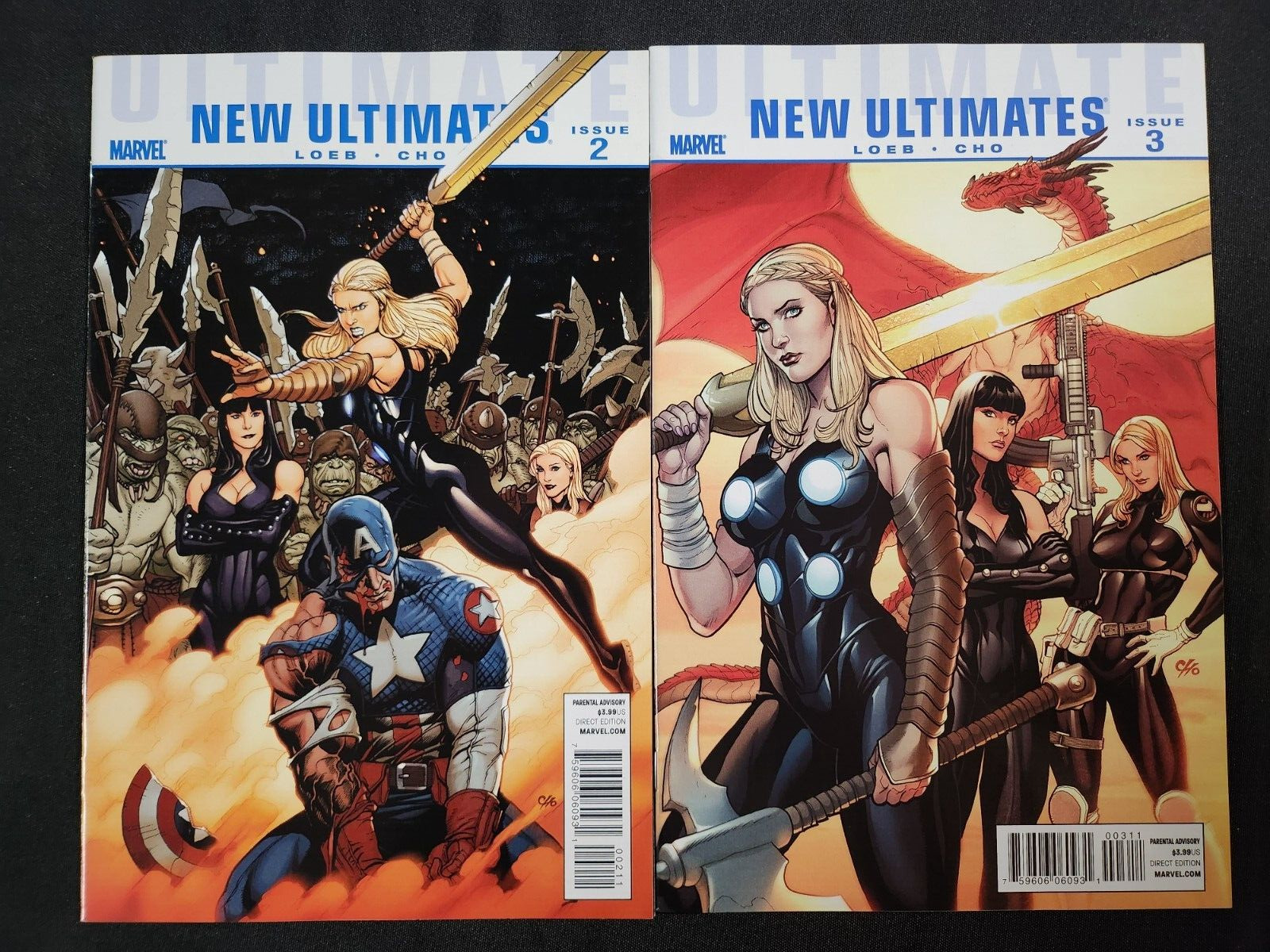 Ultimate New Ultimates 5PC LOT #1-5 - Frank Cho Covers (8.5/9.0) 2010 ...