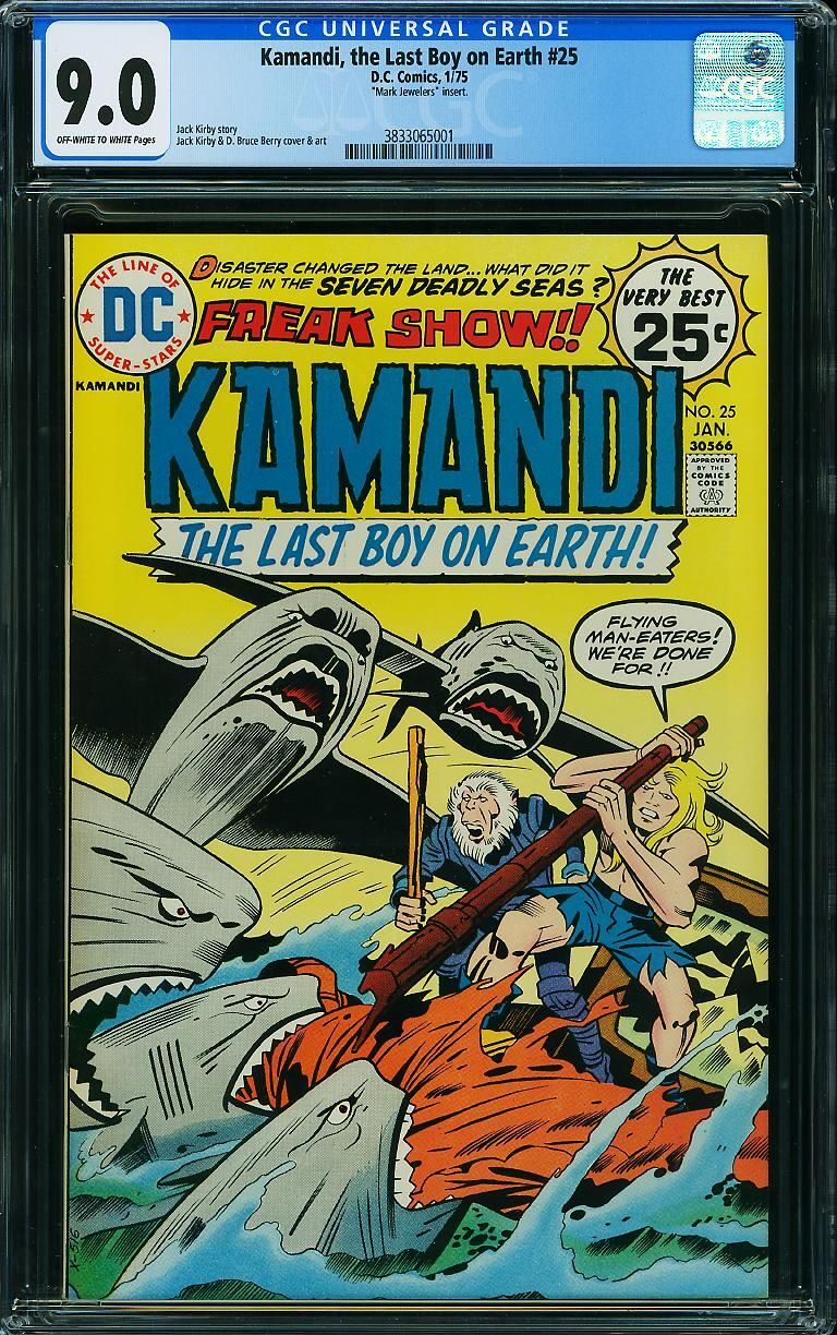 Kamandi, The Last Boy on Earth #25 (1975) CGC 9.0 VFNM | Comic Books ...