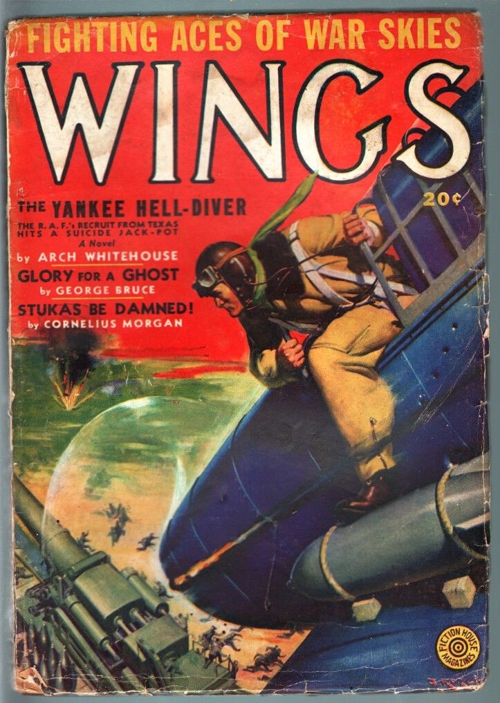 Wings Pulp-Spring 1942-Aviation-Wwii-Fiction House VG | Comic Collectibles - Magazines / HipComic