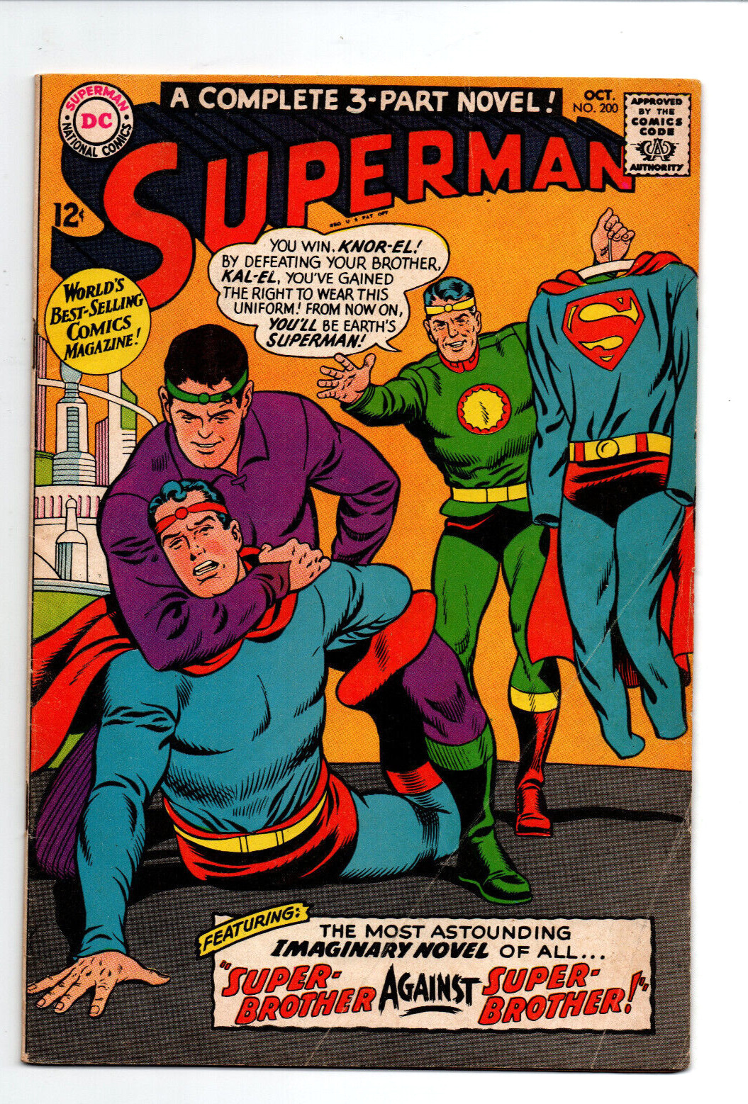 Superman #200 - anniversary issue - 1967 - VG | Comic Books - Silver Age, DC Comics, Superman ...