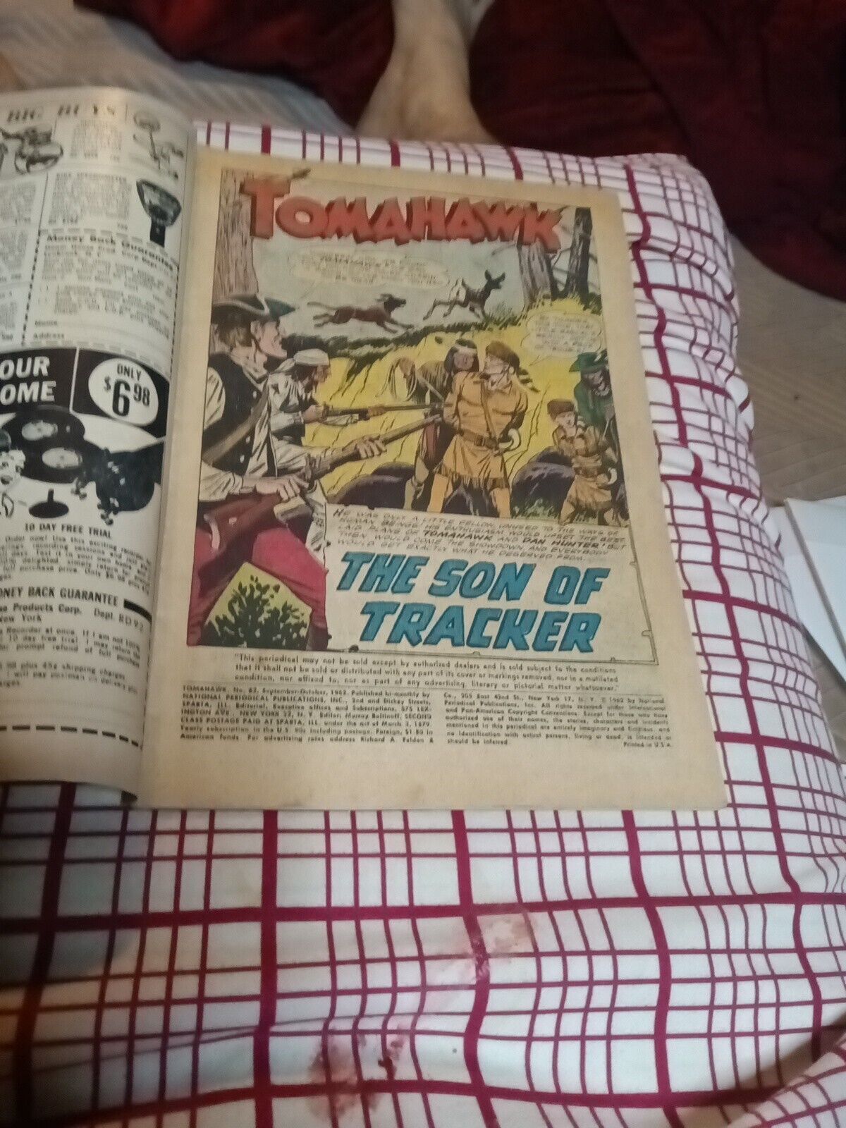 TOMAHAWK #82 DC Comics 1962 "Lost Land of the Paleface Tribe" Dinosaur ...