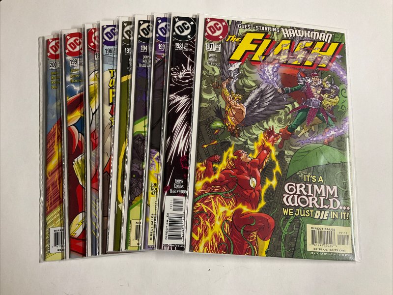 Flash 191-196 198-200 Lot Run Set Near Mint Nm Dc Comics | Comic Books ...