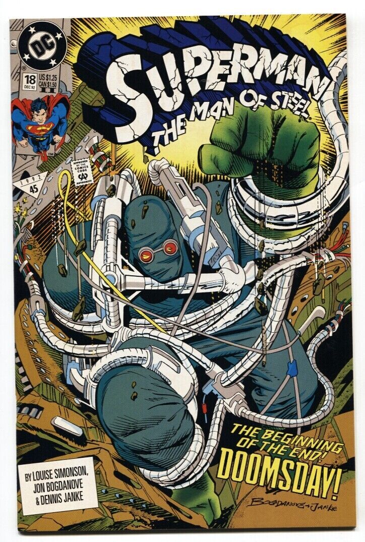 Superman the MAN of Steel #18 1st Doomsday-Dc-Htf-2Nd Printing | Comic ...