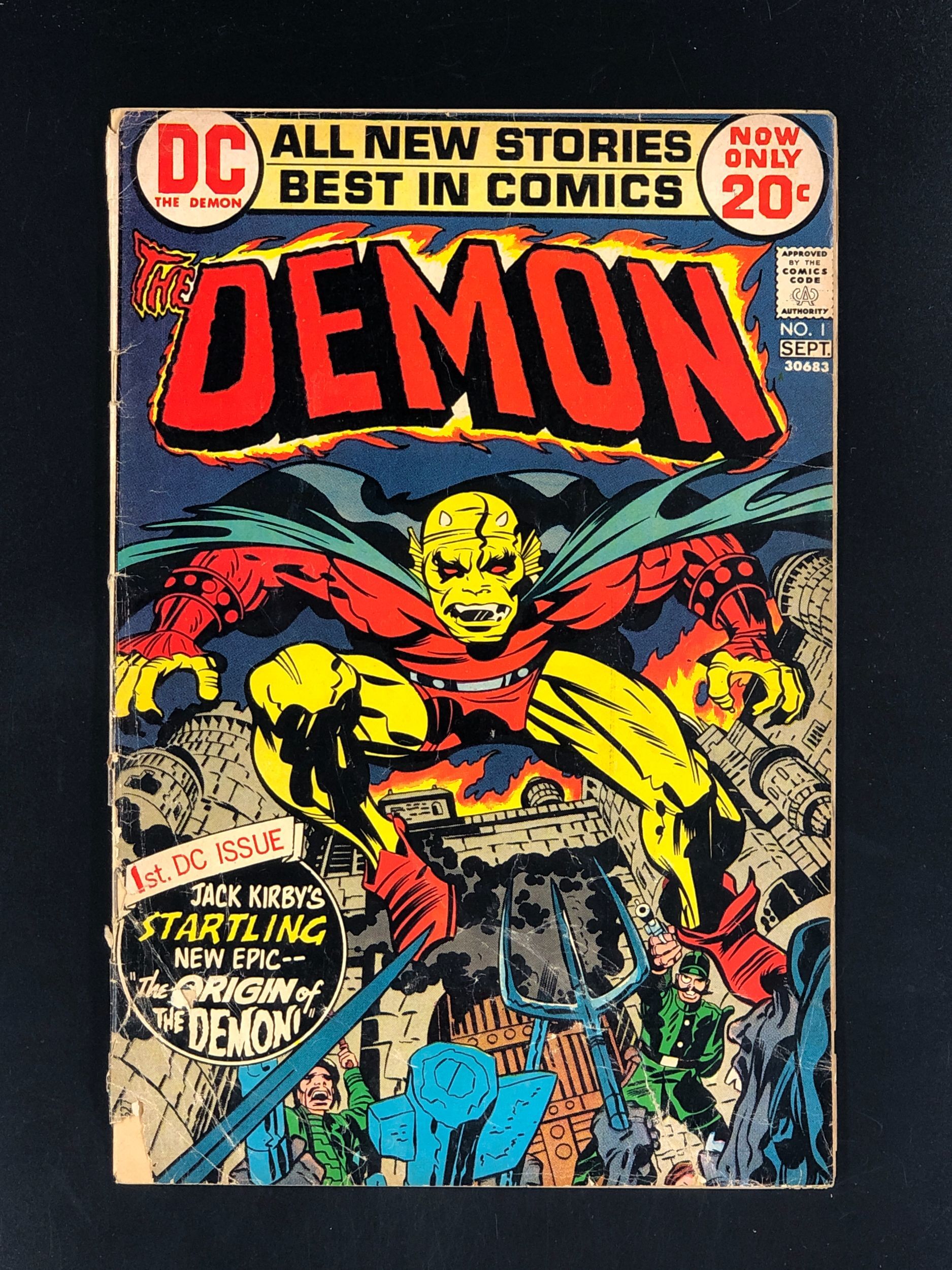 The Demon #1 (1972) GD Jack Kirby! 1st appearance of Etrigan, the Demon ...