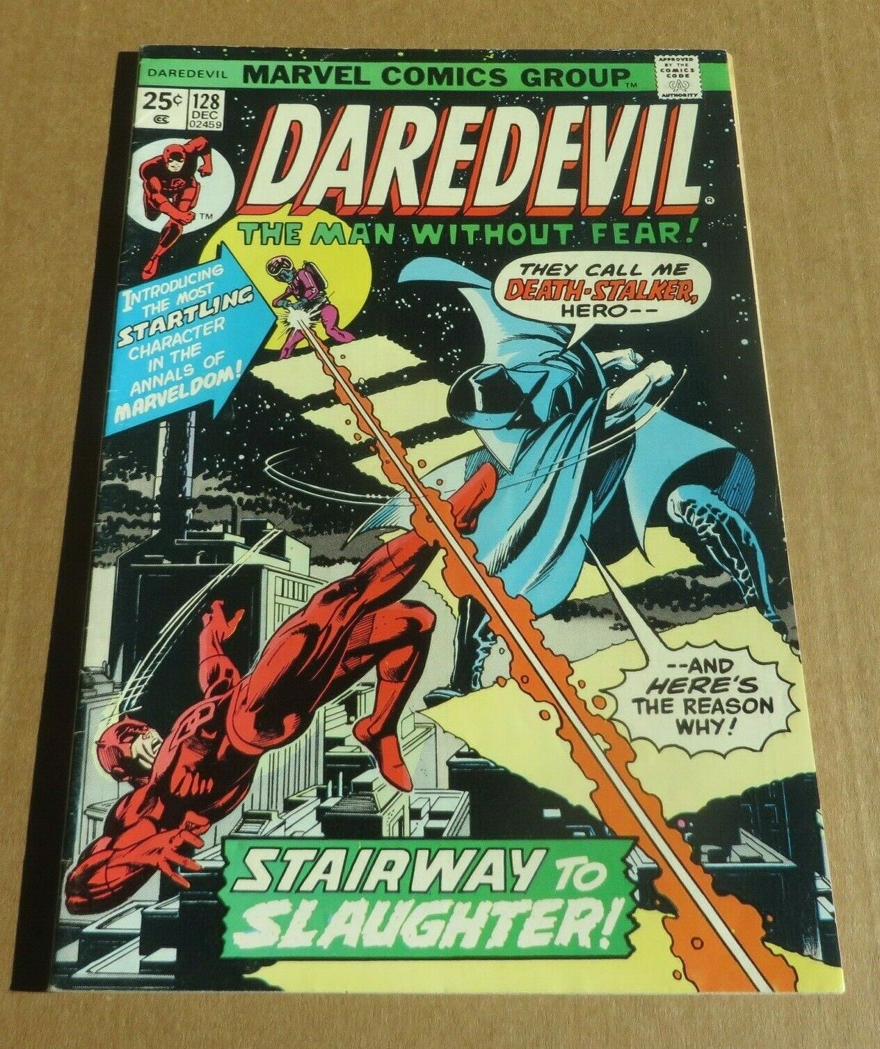 Daredevil #128 FN+ 1975 Marvel Bronze Age Comic Gil Kane Cover Art ...