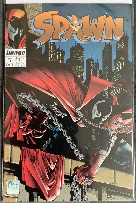 Spawn #5 (1992) Cerebus cameo as stuffed animal; 1st app & death Billy Kincaid | Comic Books ...
